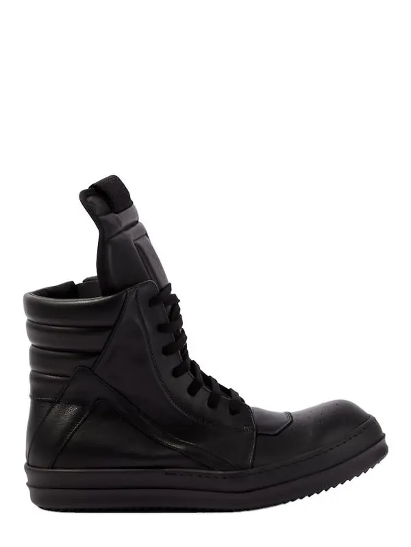 Rick Owens Geobasket High-top Sneakers - Black