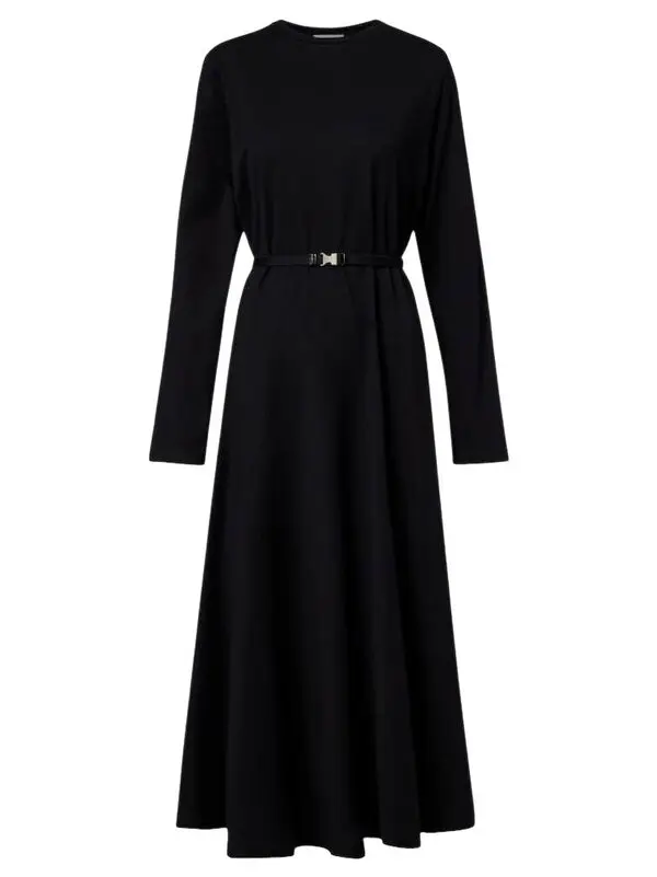 Tory Burch Cotton Midi Dress - Black
