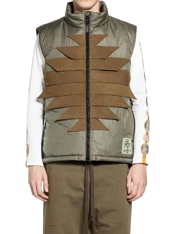 Kapital Nylon Zepher Fishing Vest - Green