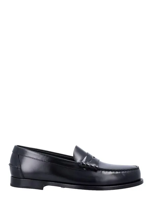 Church's Rowley Polished Leather Loafers - Black