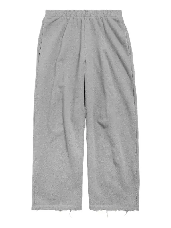Balenciaga Baggy Fleece Pants - Grey & Silver