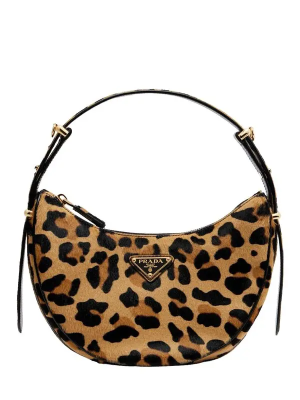 Prada Calf Hair Shoulder Bag - Multicoloured