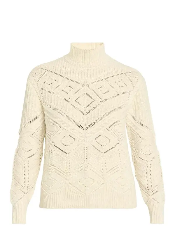 Loro Piana La Plagne Cashmere Sweater - 1232 White