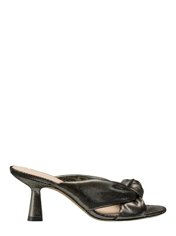 STUART WEITZMAN 75mm Soplaya Leather Mules - Platino