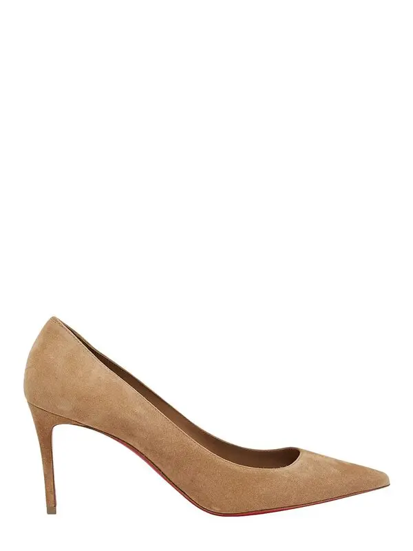 CHRISTIAN LOUBOUTIN 85mm Kate Suede Pumps - Light Brown
