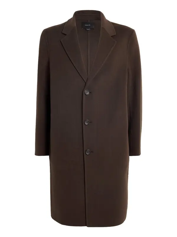 Vince Wool-cashmere Overcoat - Brown