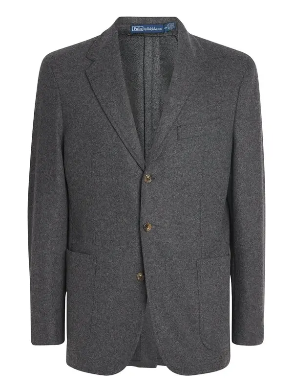 Polo Ralph Lauren Wool-blend Flannel Blazer - Grey