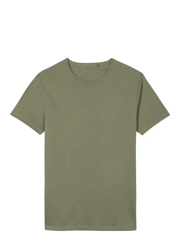 Paul Smith Khaki Signature Logo Lounge T-shirt - Green