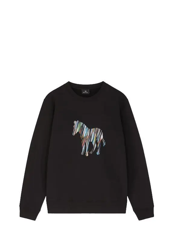 Paul Smith Zebra Stripe Sweatshirt - Black