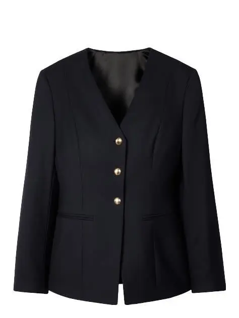 Paul Smith Navy Tailored Wool Blazer - Blue