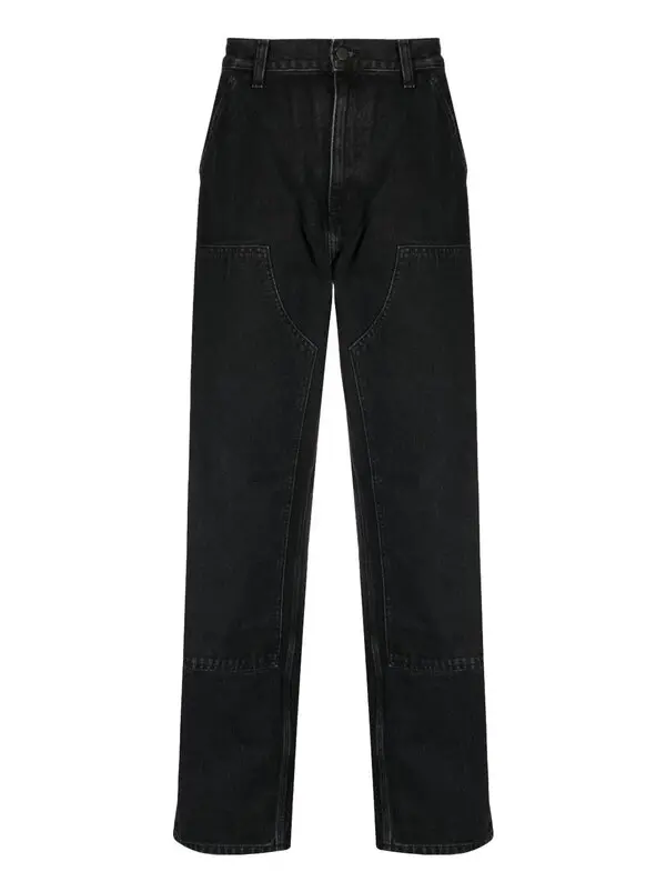 Carhartt Work In Progress Double Knee Denim Jeans - Black