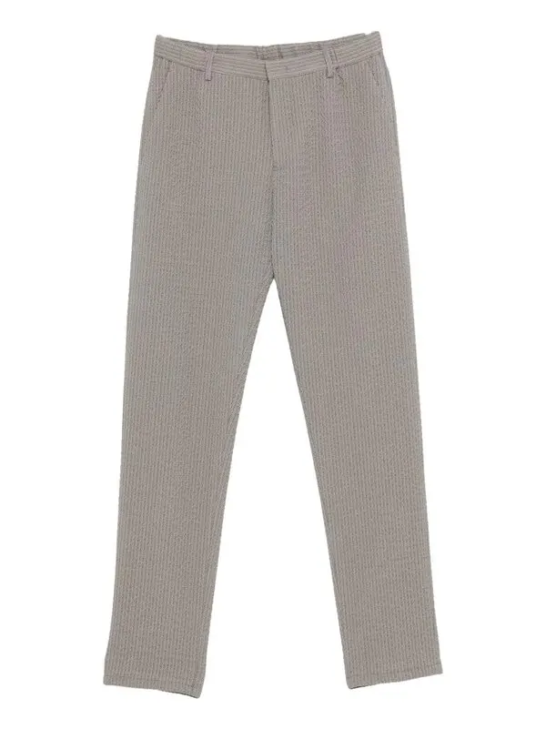 Emporio Armani Wool Trousers - Grey