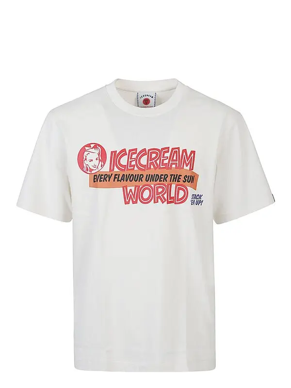 ICECREAM Every Flavour Cotton T-shirt - White