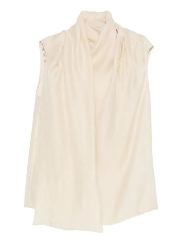 TOTEME Scarf Blouse - Beige
