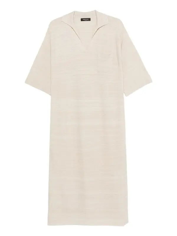Fabiana Filippi Wool And Cotton Shirt Dress - White