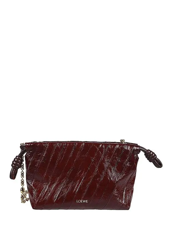 Loewe Flamenco Mini Clutch - Red