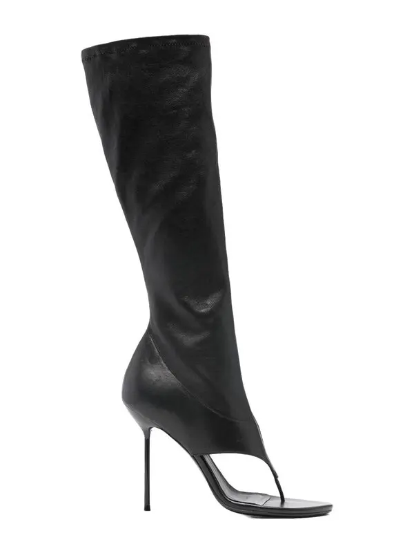 Paris Texas Lidia Thong Boots - Black