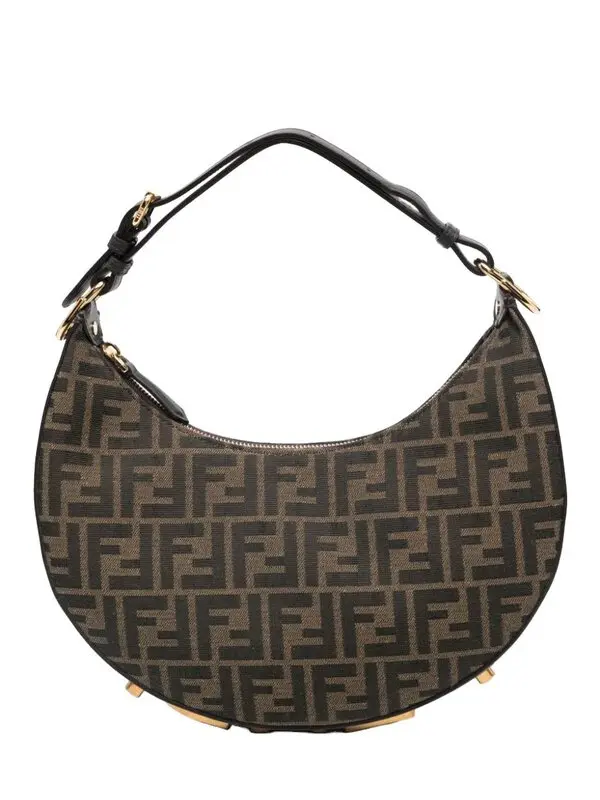 Fendi Graphy Small Hobo Bag - Brown