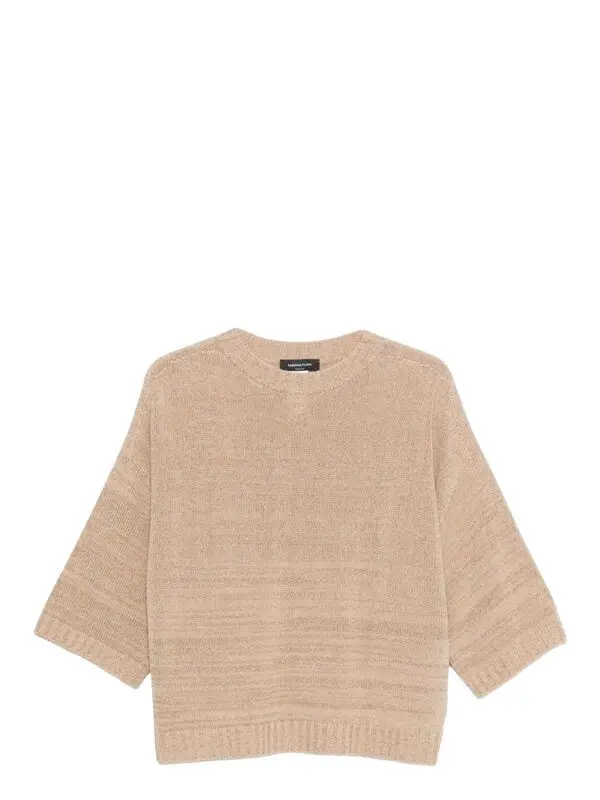 Fabiana Filippi Wool Blend Sweater - Beige