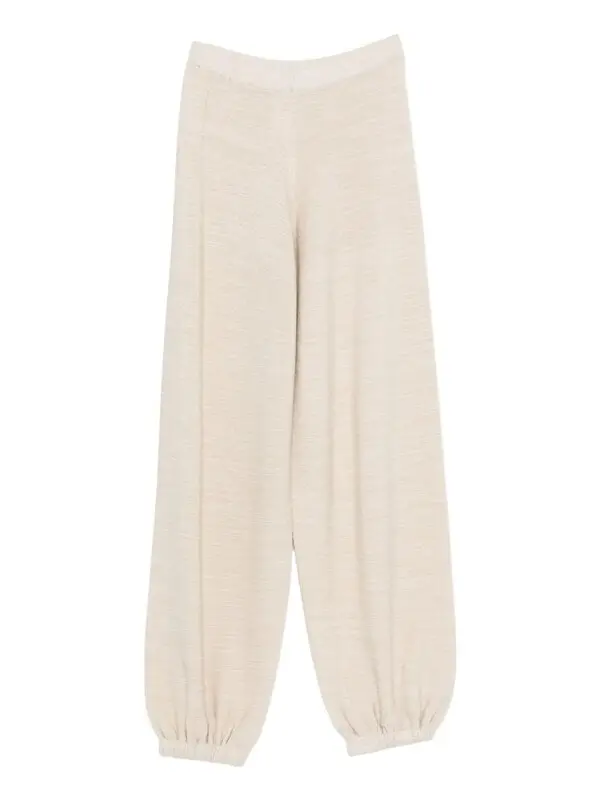 Fabiana Filippi Wool And Cotton Trousers - White
