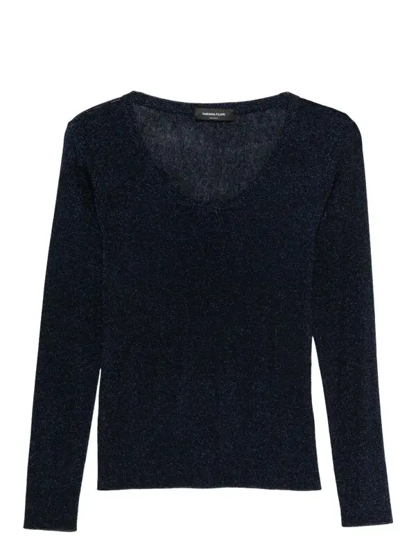 Fabiana Filippi Crewneck Sweater - Blue