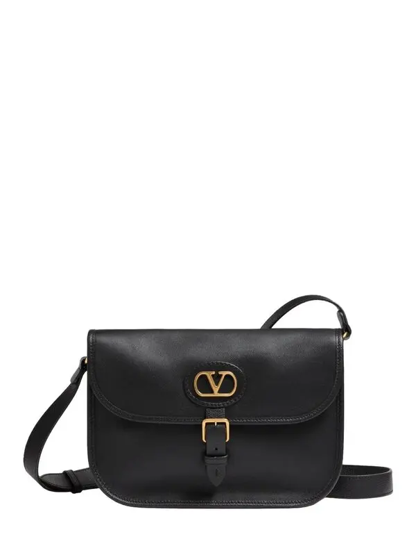 Valentino Garavani Antibes Leather Crossbody Bag - Black