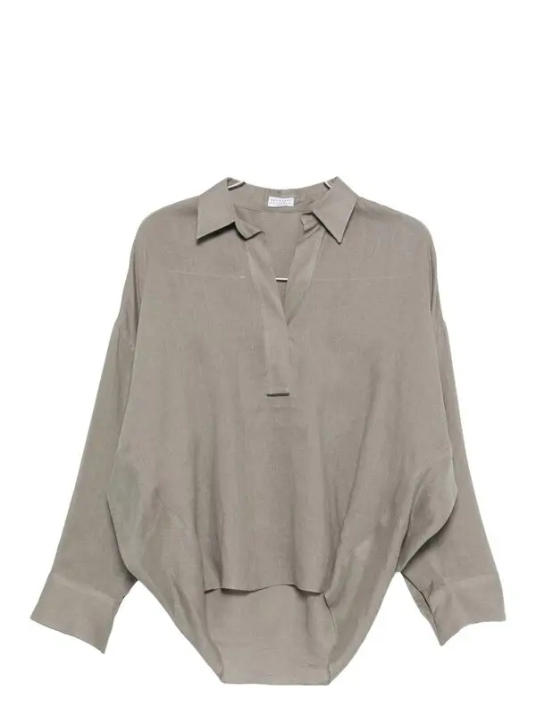 Brunello Cucinelli Linen Shirt - Green