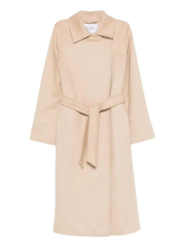 Max Mara Wool Long Coat - Beige