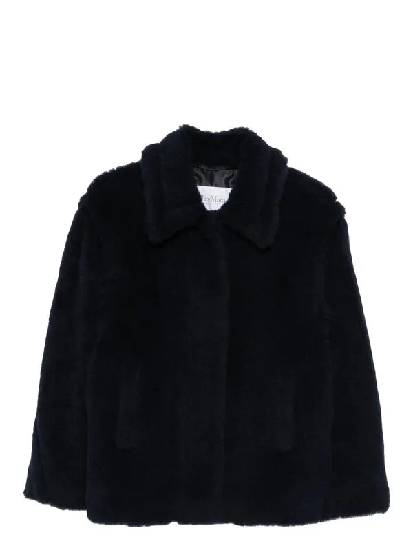 Max Mara Wool Short Coat - Blue