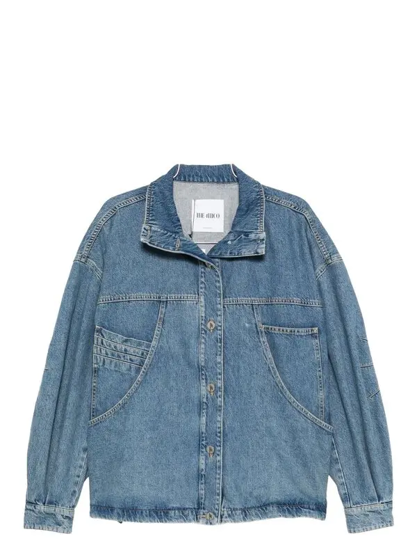 Attico Denim Jacket - Sky Blue