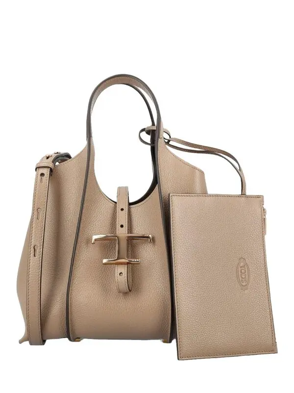 TOD'S Mini Leather Tote Bag - Brown