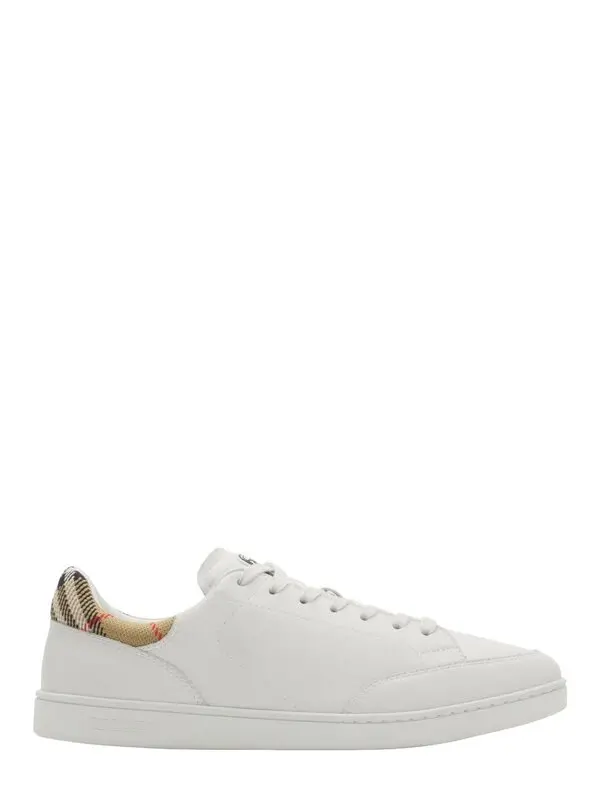 Burberry Leather Sneakers - White