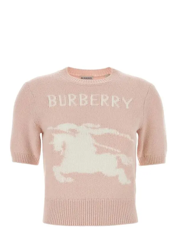 Burberry Wool And Cashmere Sweater - Pink
