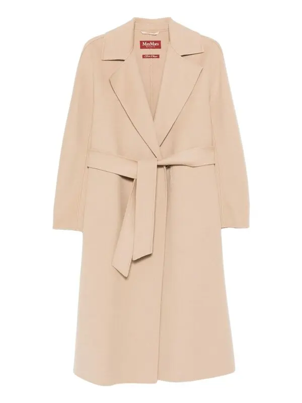 Max Mara Wool Long Coat - Beige