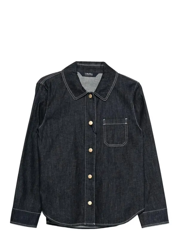 Max Mara Denim Cotton Shirt - Blue