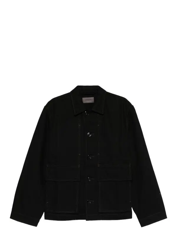 LEMAIRE Denim Cotton Jacket - Black