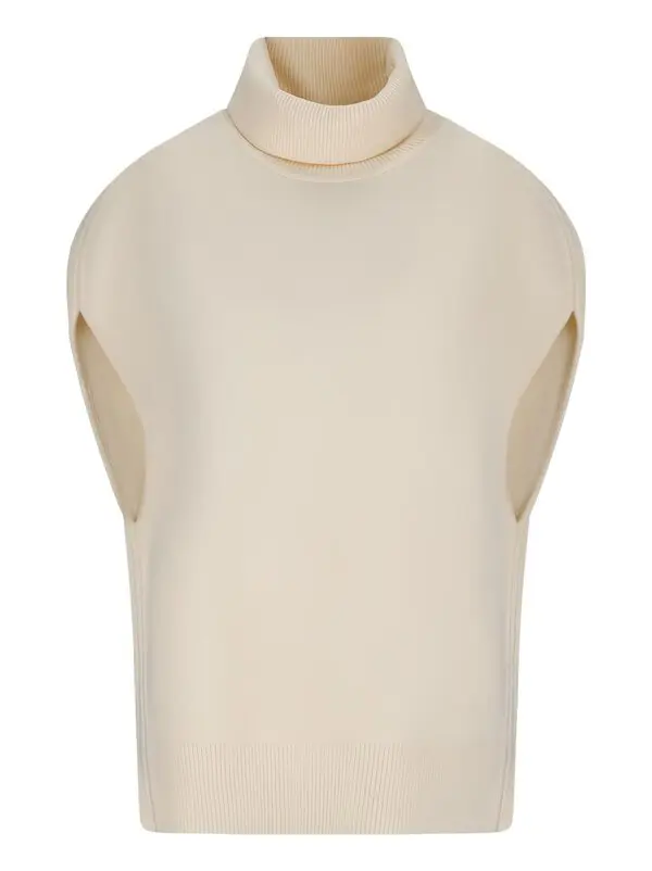 TOTEME Wool Vest - White
