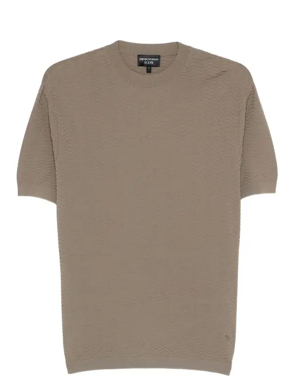 Emporio Armani Knitted T-shirt - Grey