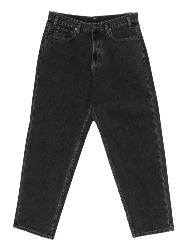 Emporio Armani Denim Cotton Straight Leg Jeans - Grey