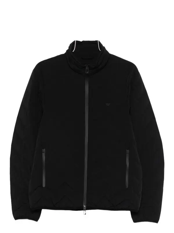 Emporio Armani Nylon Down Jacket - Black