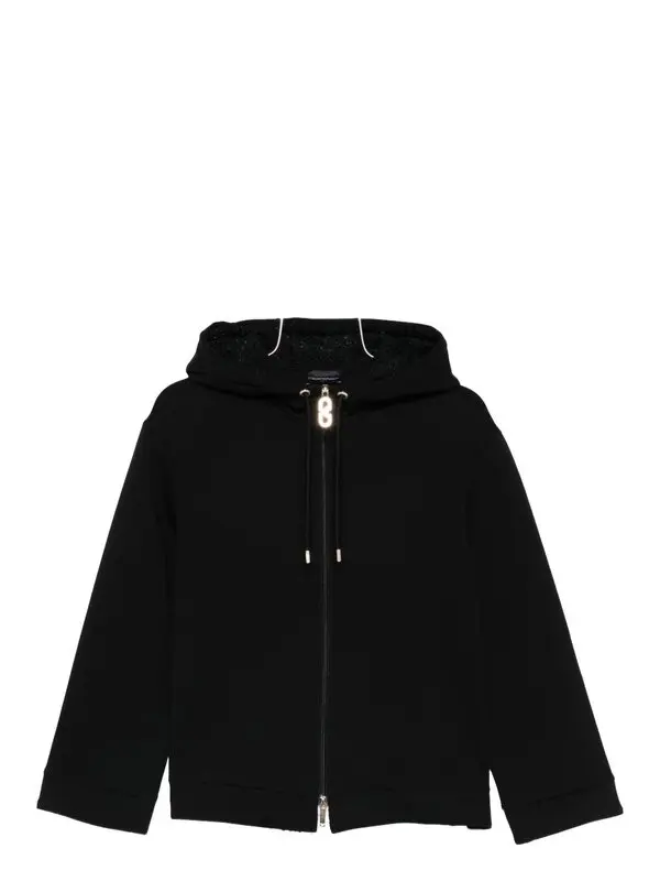 Emporio Armani Cotton Blouson Jacket - Black