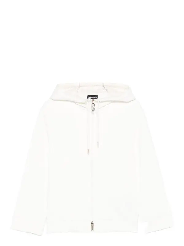 Emporio Armani Cotton Blouson Jacket - White