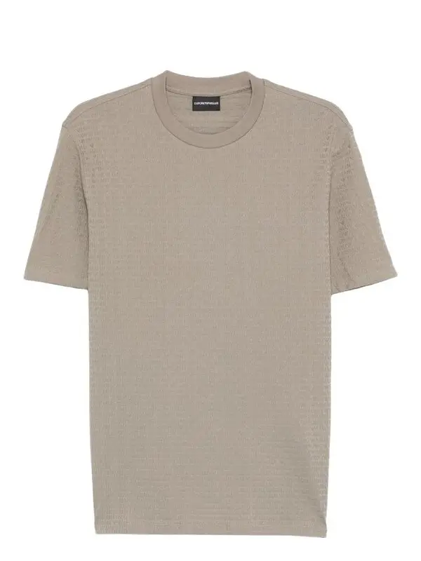 Emporio Armani Logo Cotton T-shirt - Grey