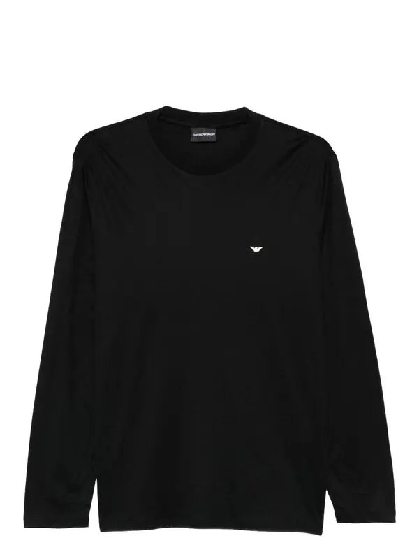 Emporio Armani Cotton Blend T-shirt - Black