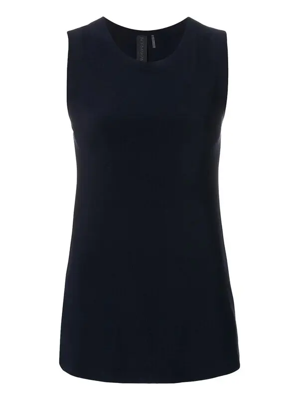 Norma Kamali Crewneck Top - Blue