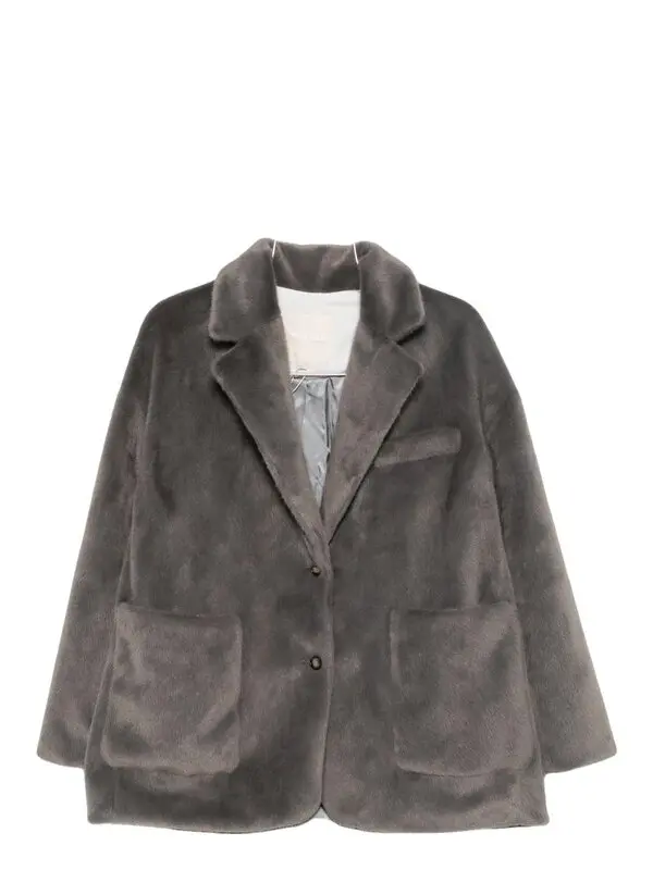 MOLLIOLLI Faux Fur Jacket - Grey