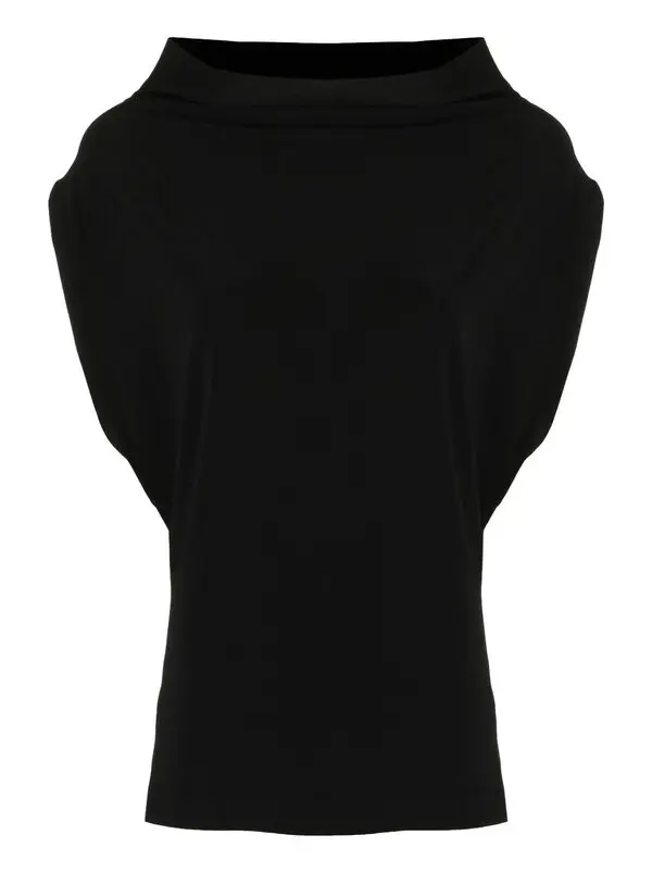 Norma Kamali All In One Sleeveless Top - Black