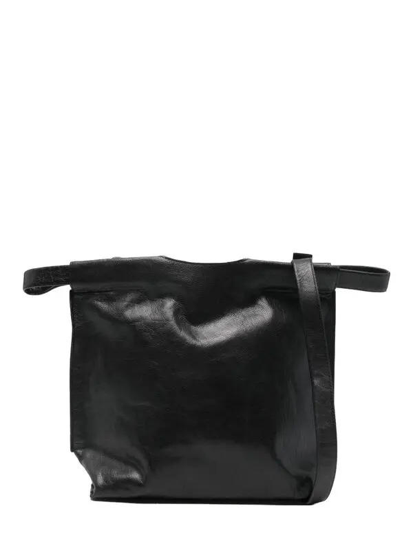 BEA MOMBAERS Small Leather Shopper Bag - Black