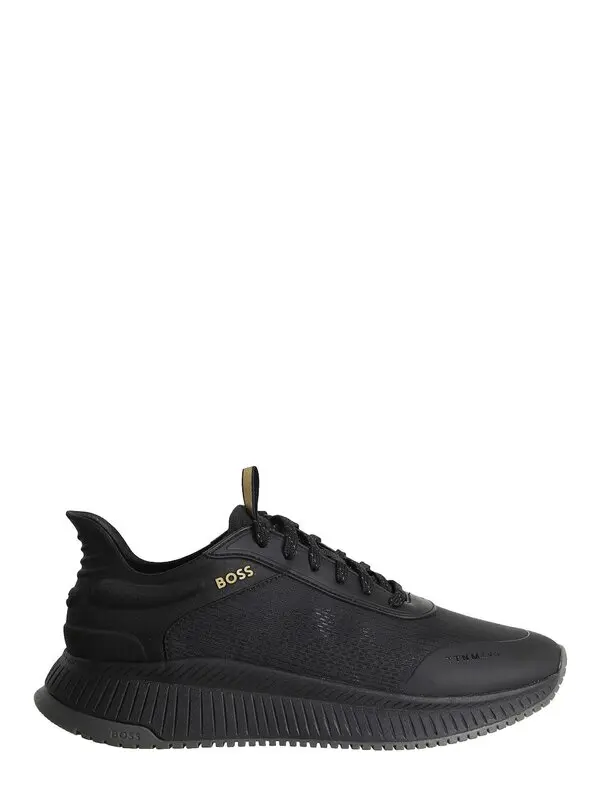 BOSS Lace Up Sneakers - Black