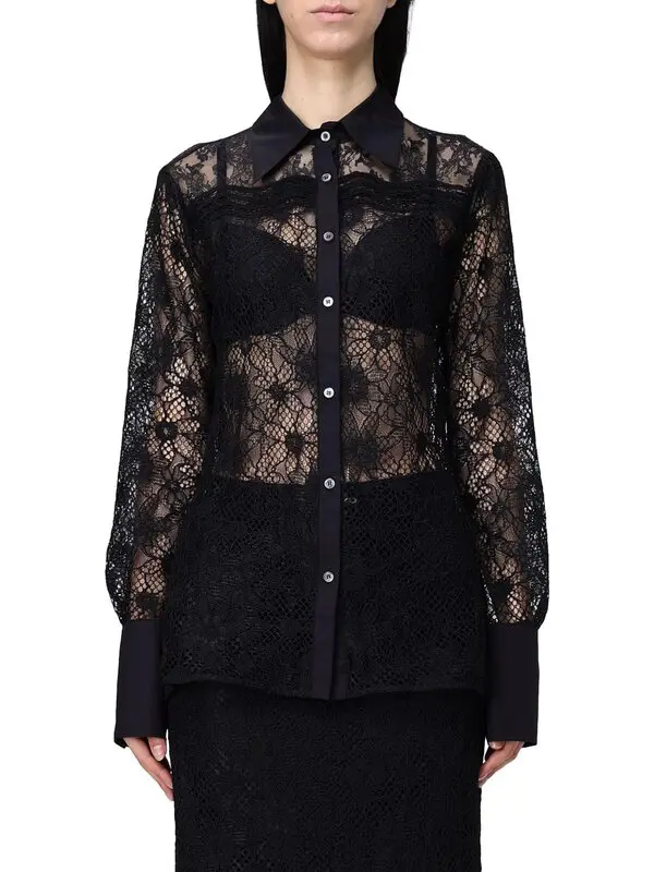 Pinko Lace Shirt - Black